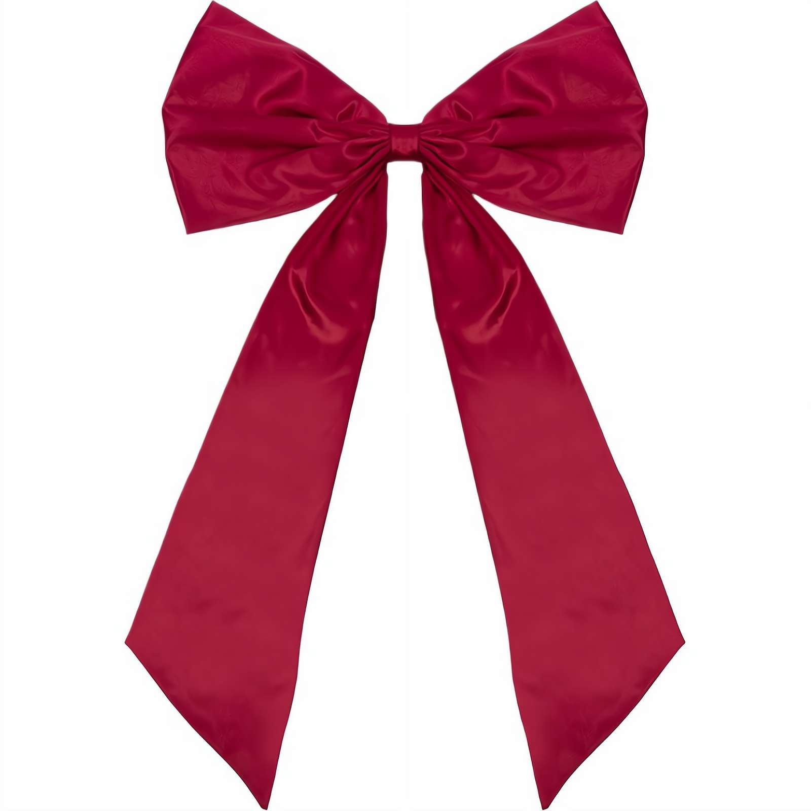 Large Pink Bow for Coquette Room Decor, 40x24 In Satin Ribbon Tie ...