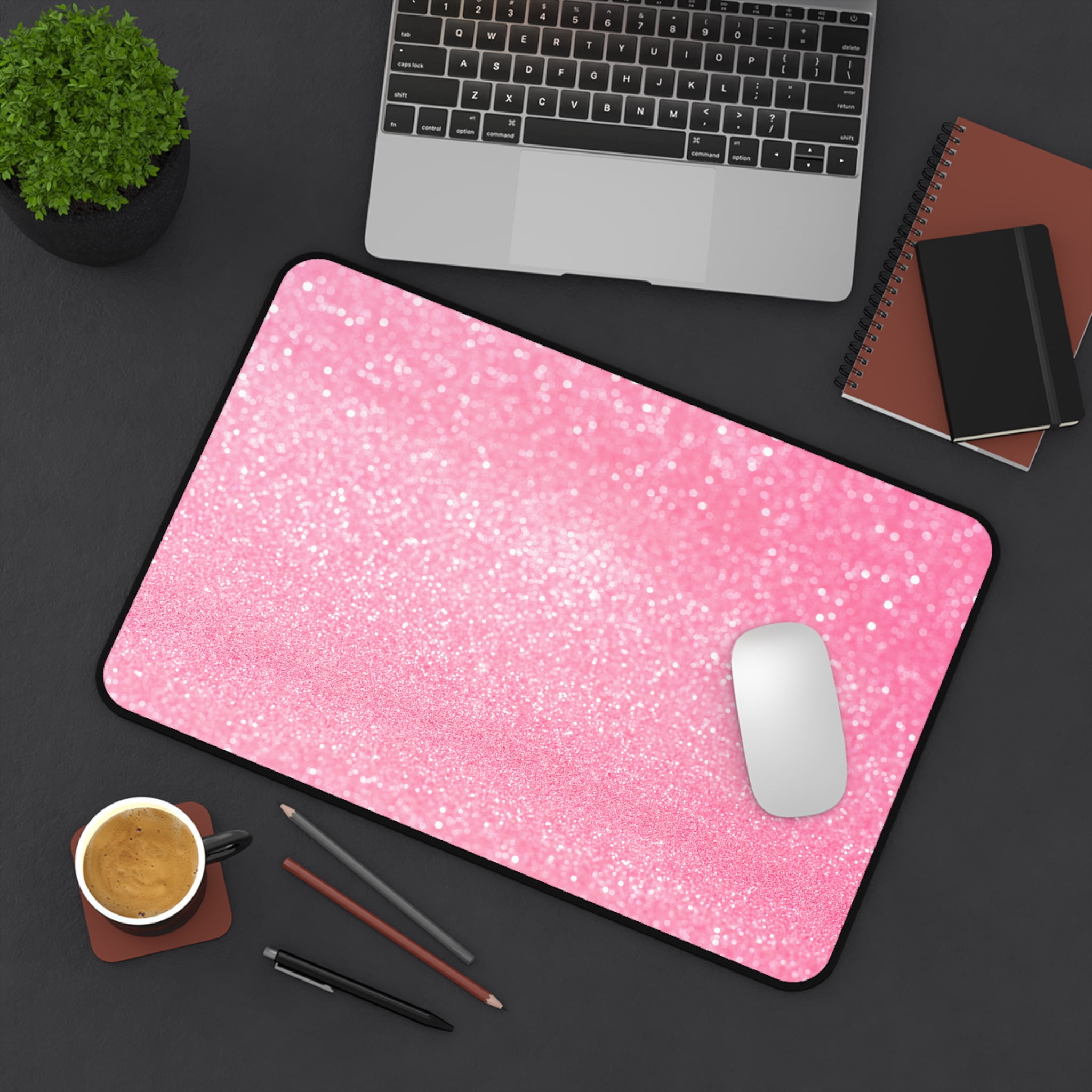 Large Pink Mouse Pad, XL Gaming Mousepad Anti Slip Desk Mat for Laptop ...