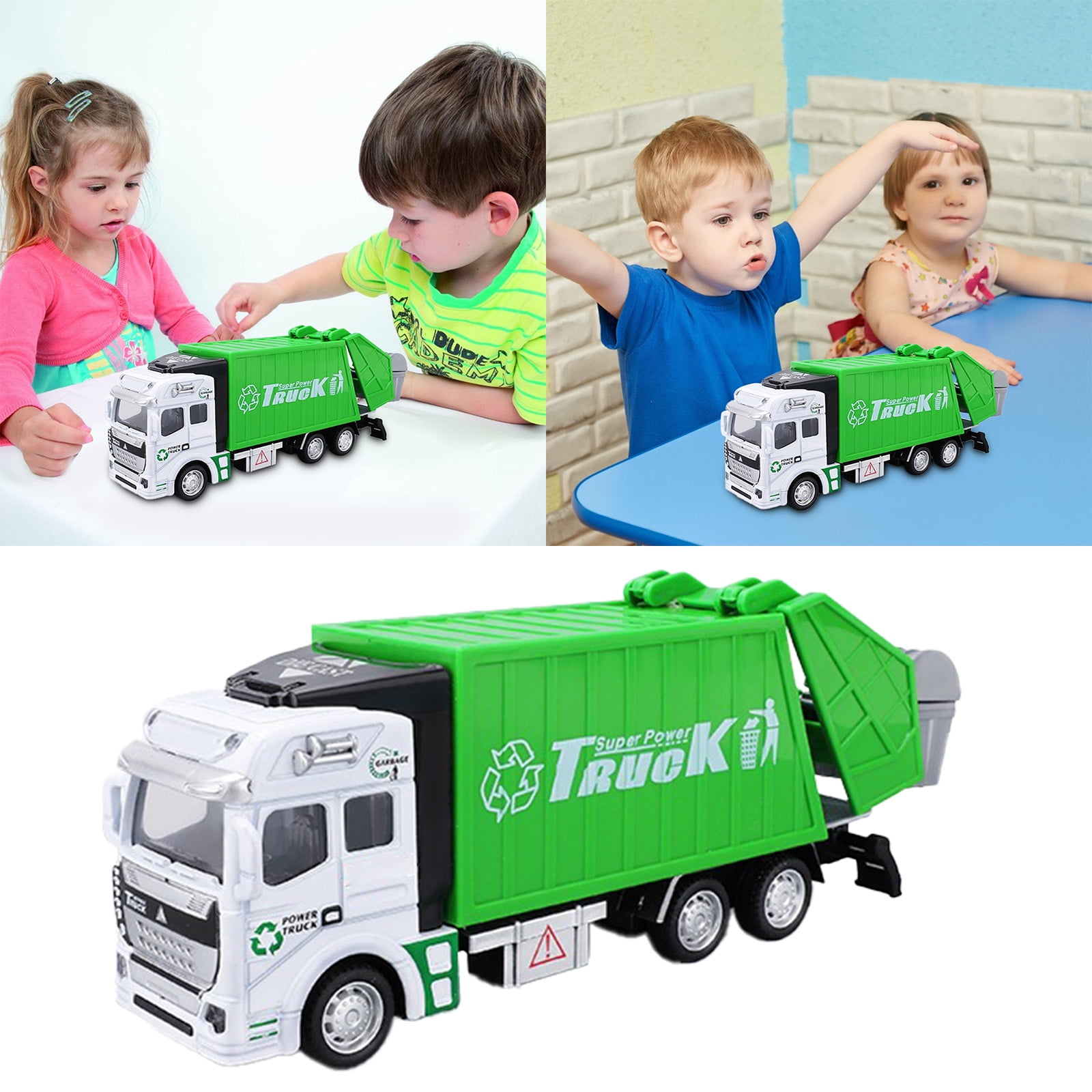 Large Pitcher Toys Toy Car Garbage Car Set Garbage Truck Baby Children ...