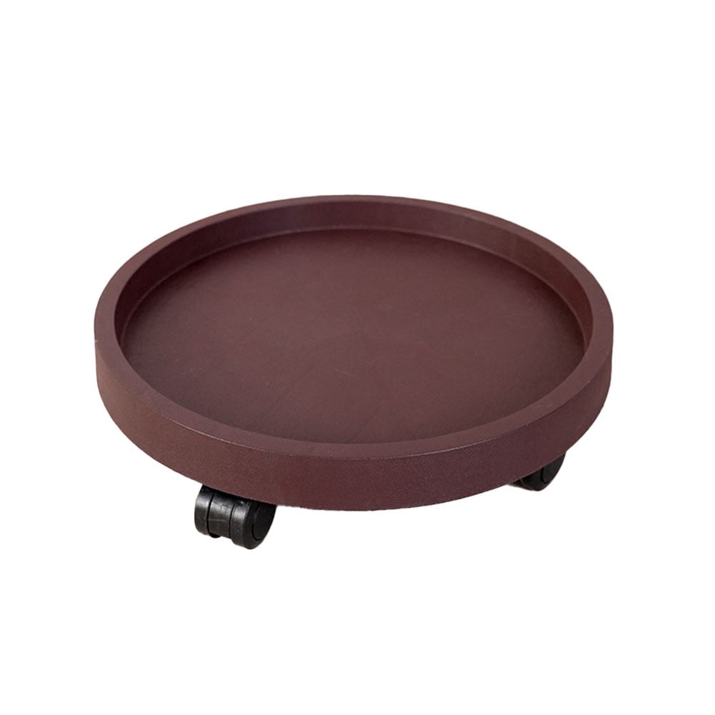 Large Plant Mover with Wheels 400mm - Heavy Duty Resin Rolling Planter ...