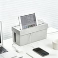 Large Plastic Cable Management Box Power Strip Organizer With Multi ...