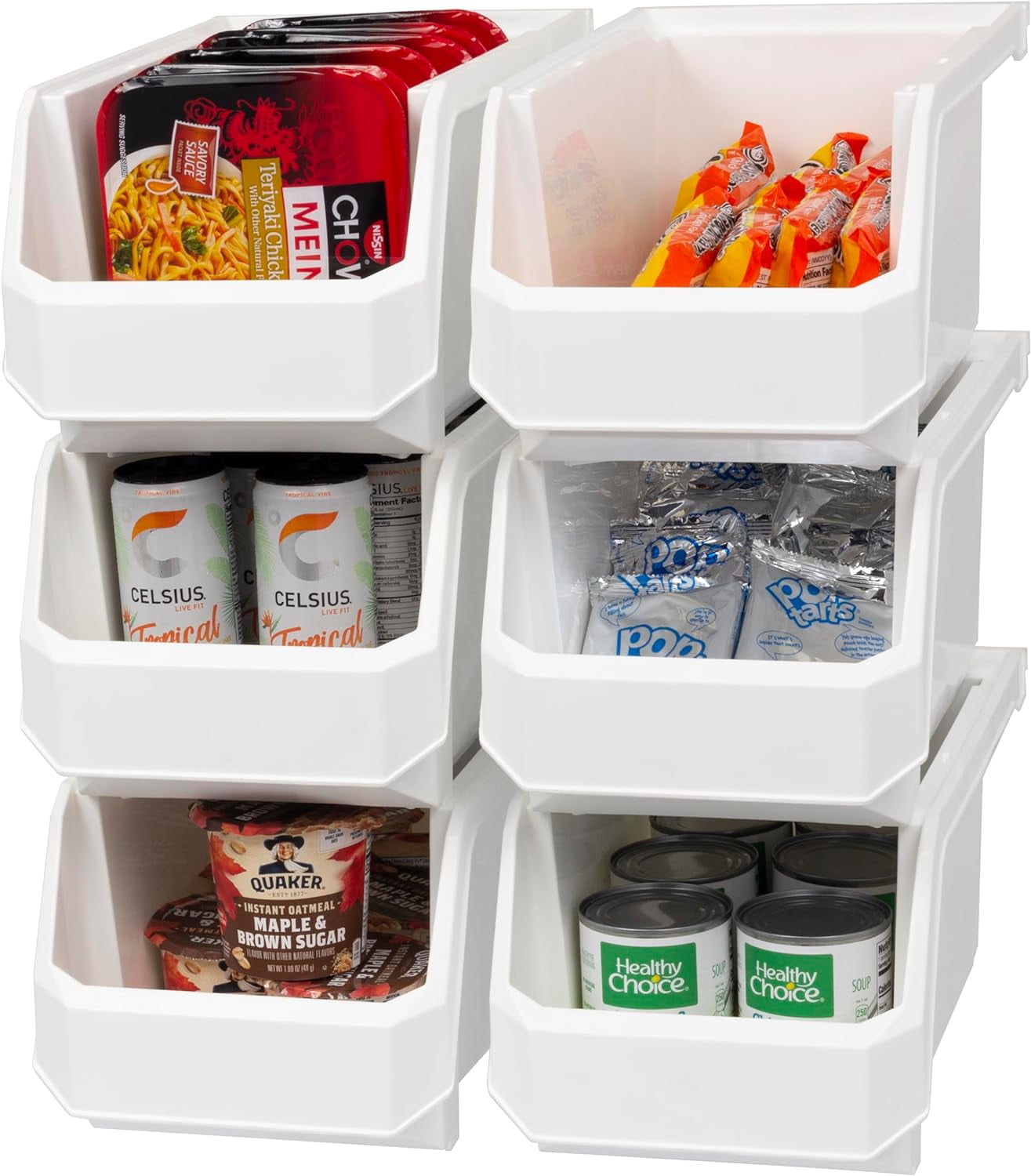 Large Plastic Containers for Organizing and Storage Bins for Closet ...