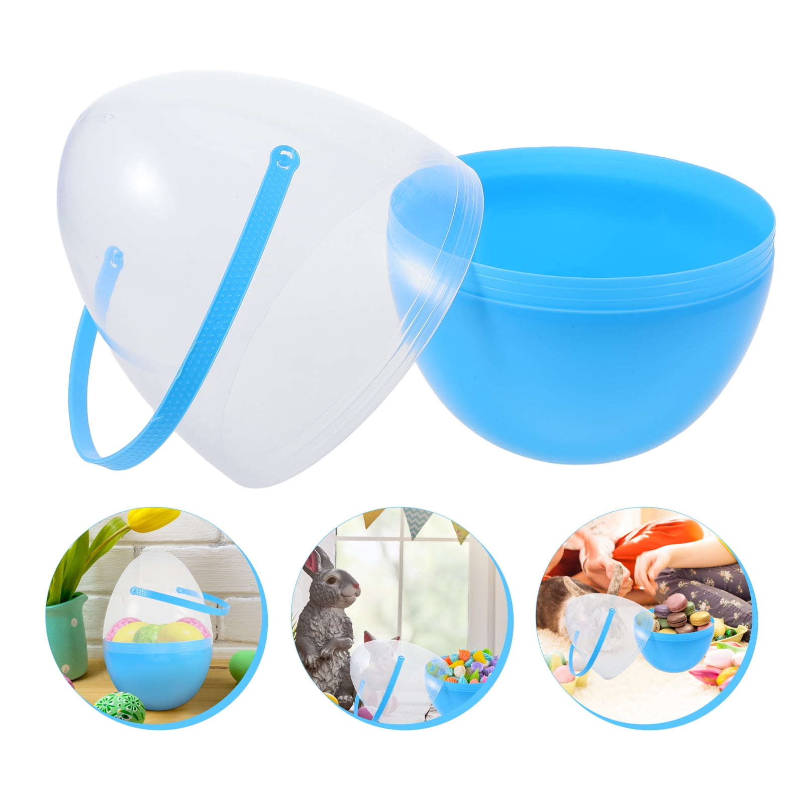 Large Plastic Easter Egg Party Favor Fillable And Openable Large Egg ...