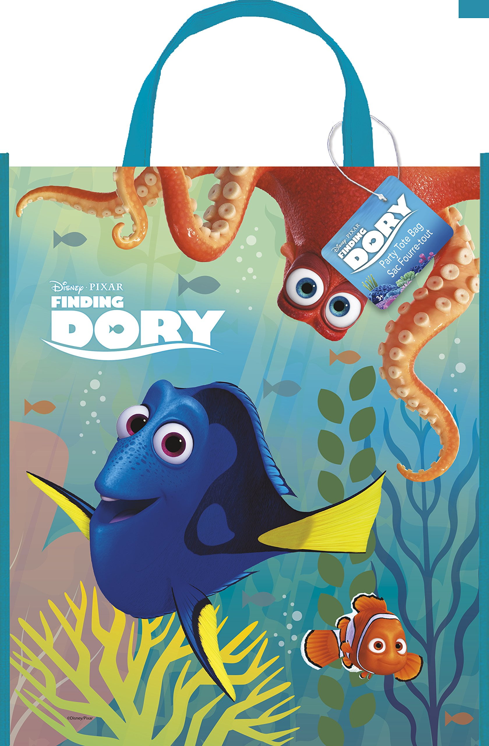 Large Plastic Finding Dory Favor Bag, 13" x 11" - Walmart.com