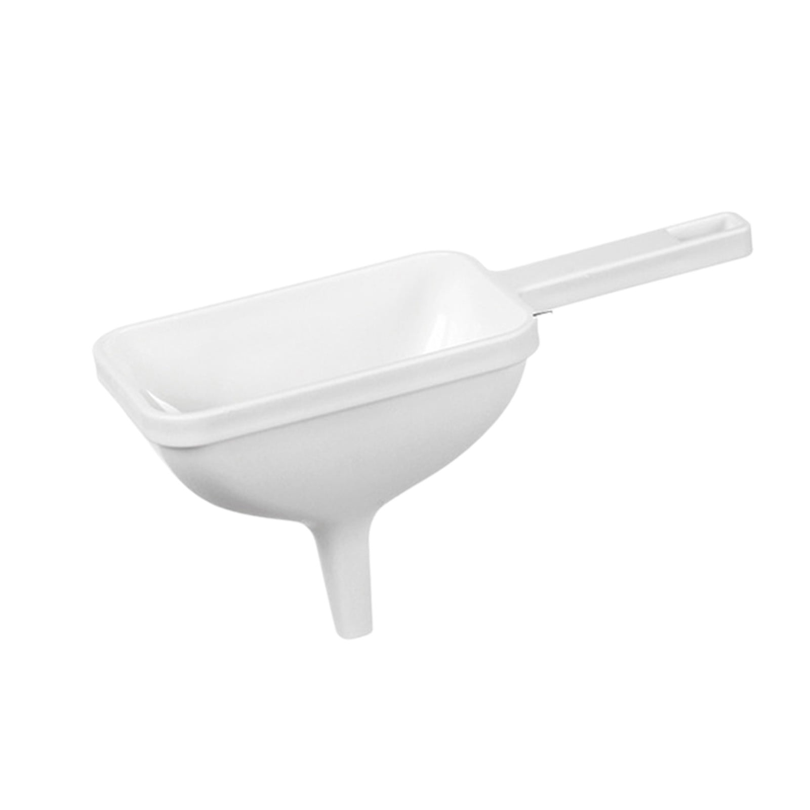 Large Plastic Kitchen Funnel with Handle | 7.87-Inch Wide Mouth Oil ...