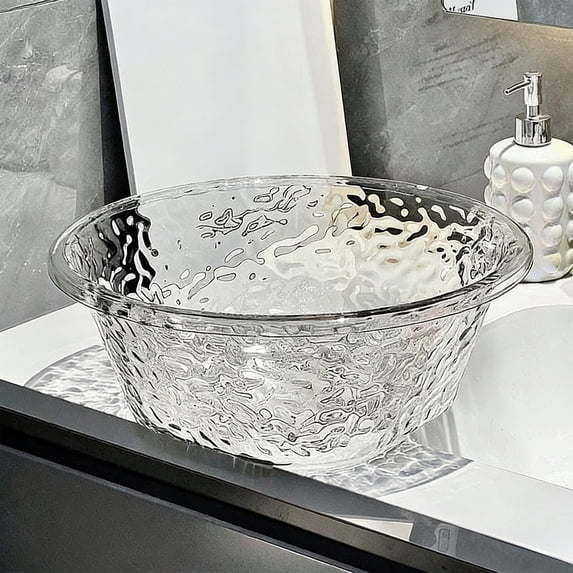 Large Plastic Laundry Basin | Round Thickened PET Wash Basin for ...