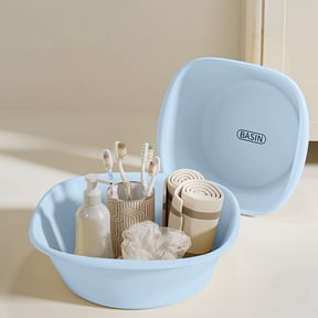 Large Plastic Wash Tubs for Household Cleaning and Outdoor Use