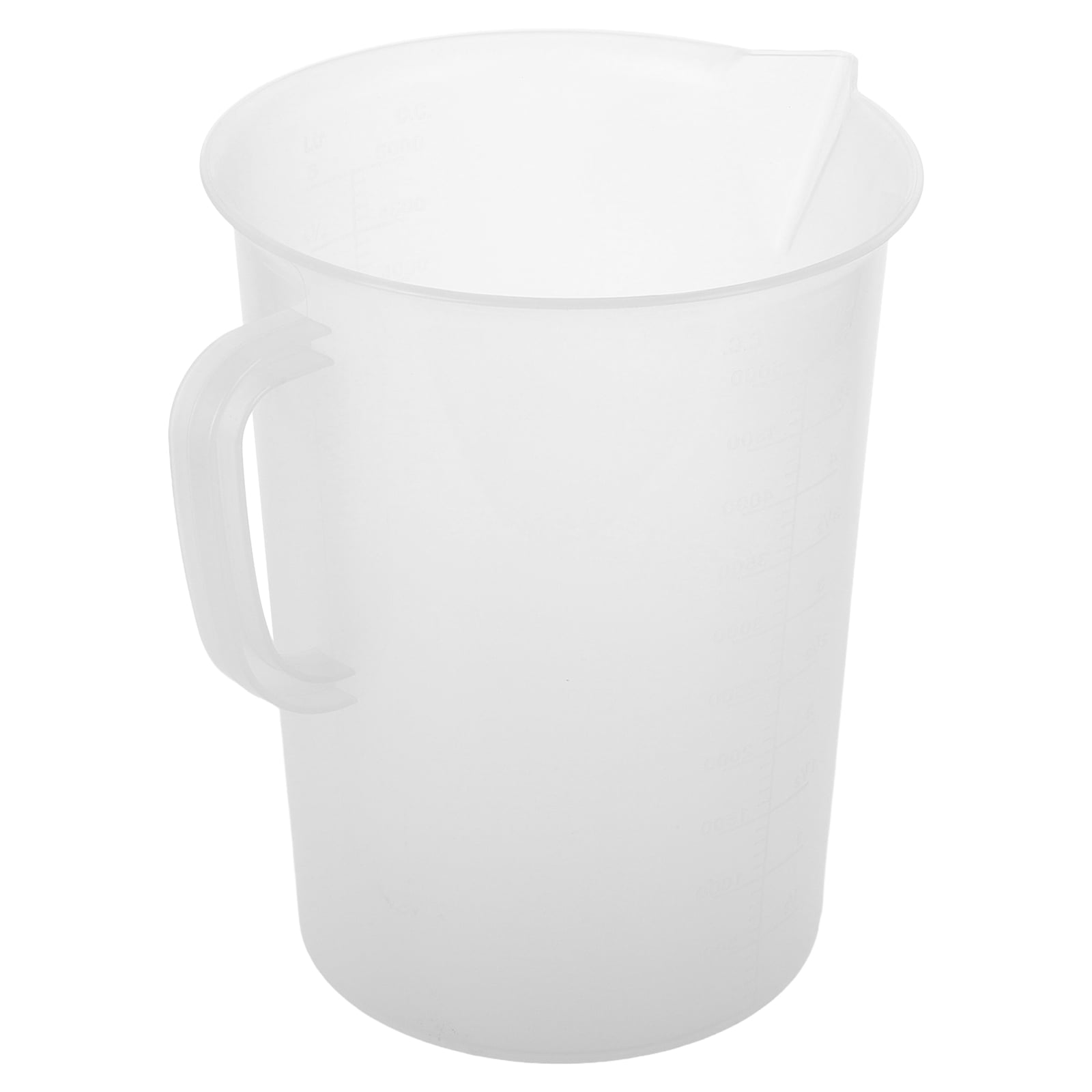 Large Plastic Measuring Jug Oil Measuring Container with Handle for ...