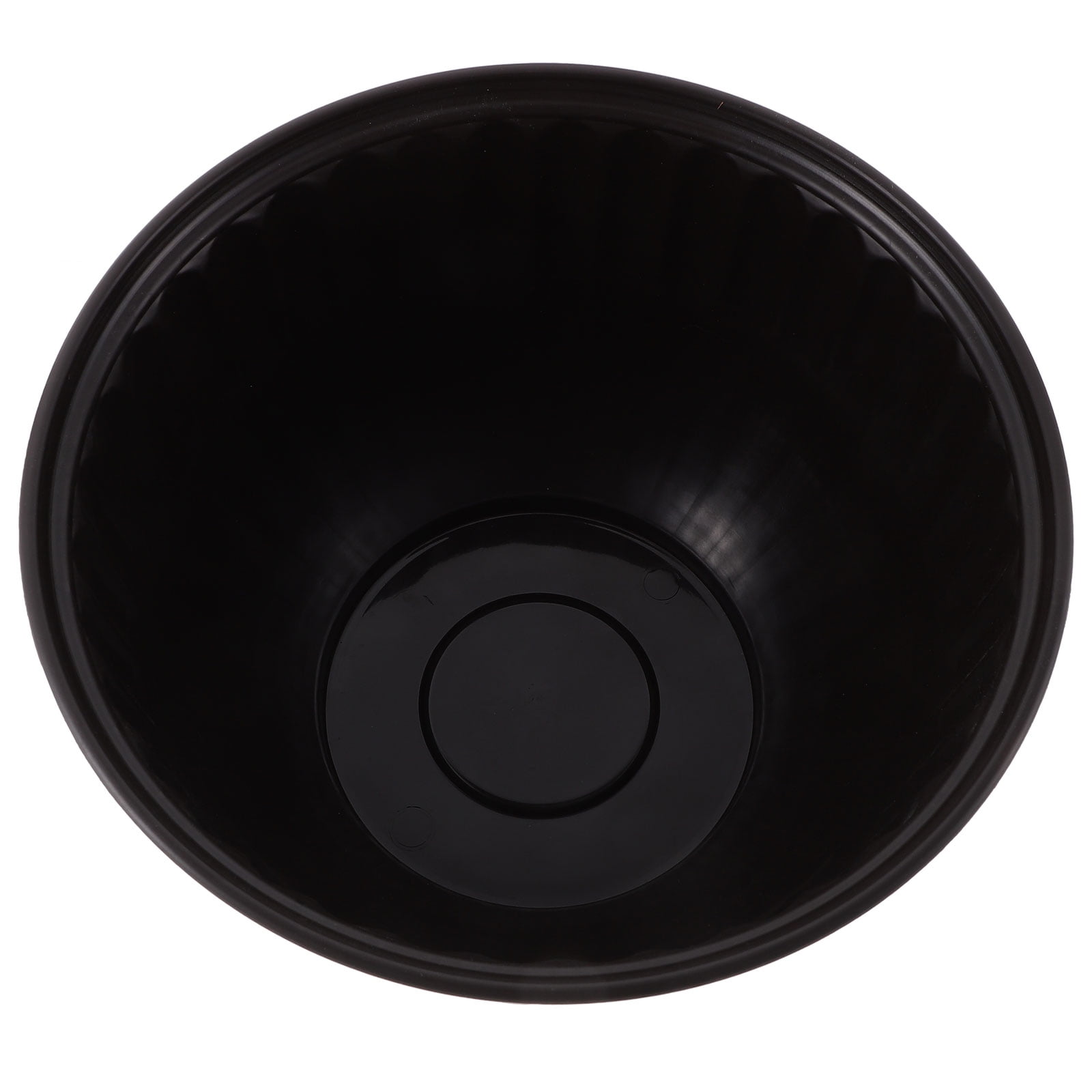 Large Plastic Planter Retro Flower Pot Saucers with Office Black ...