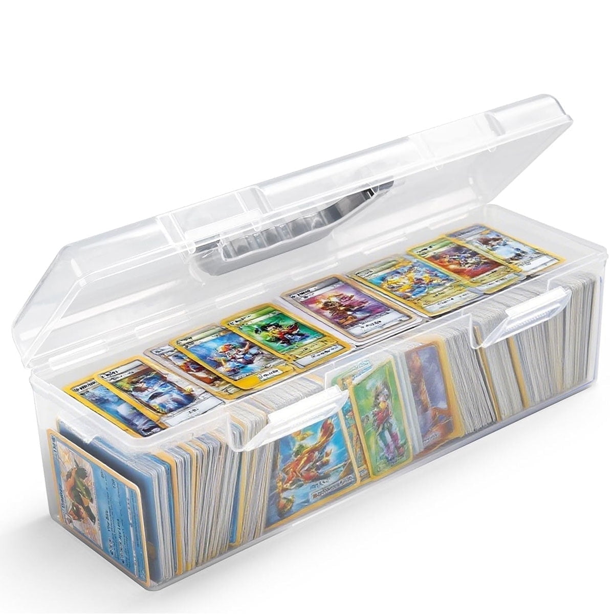 Large Plastic Trading Card Storage Box - Durable Case for Organizing ...