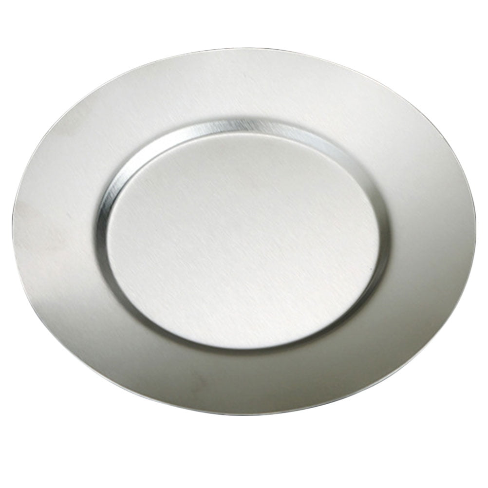Large Plates Metal Dinner Stainless Steel Disc Platter Desert - Walmart.com