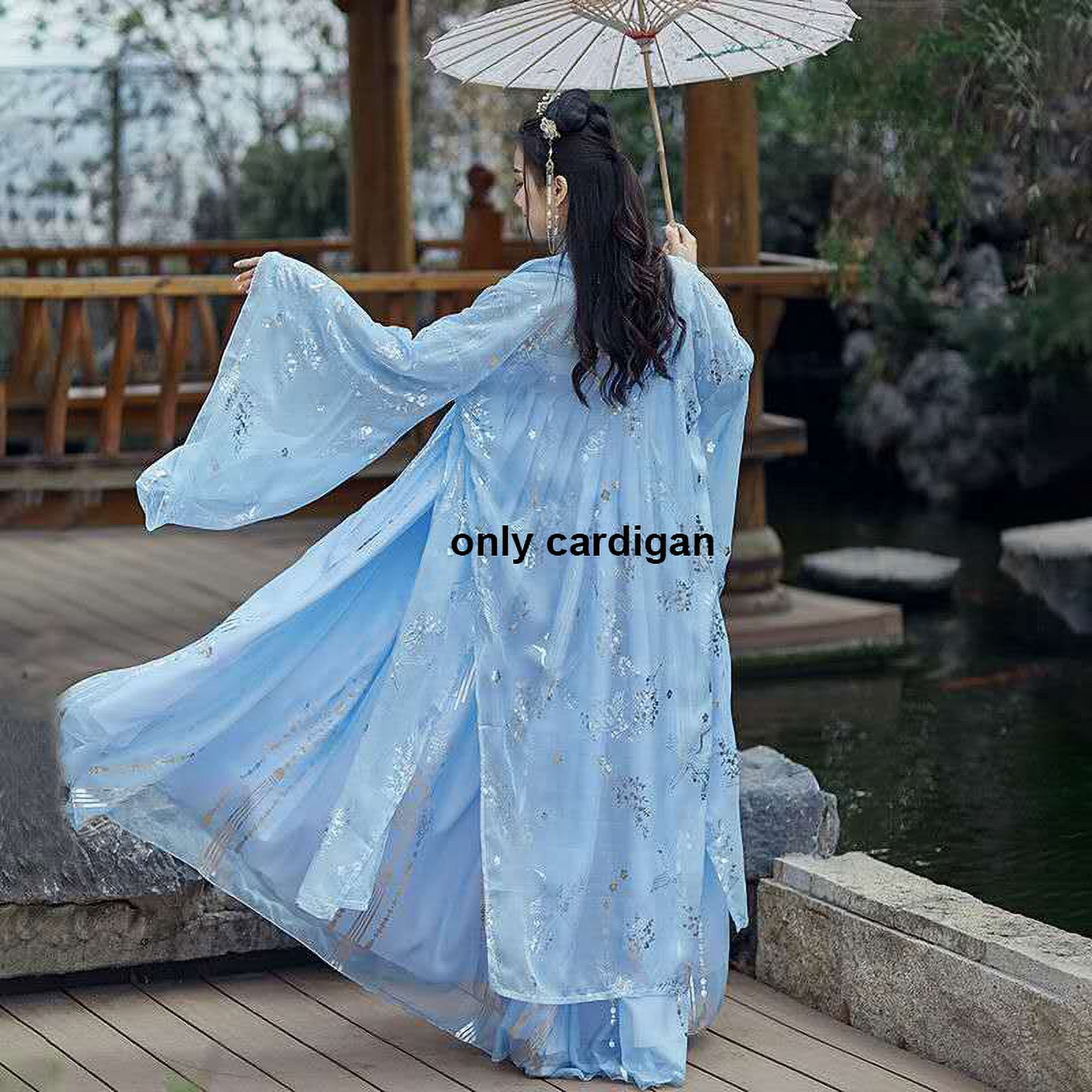 Large Plus Size Female Hanfu Princess Dress Women Fantasia Kimono ...