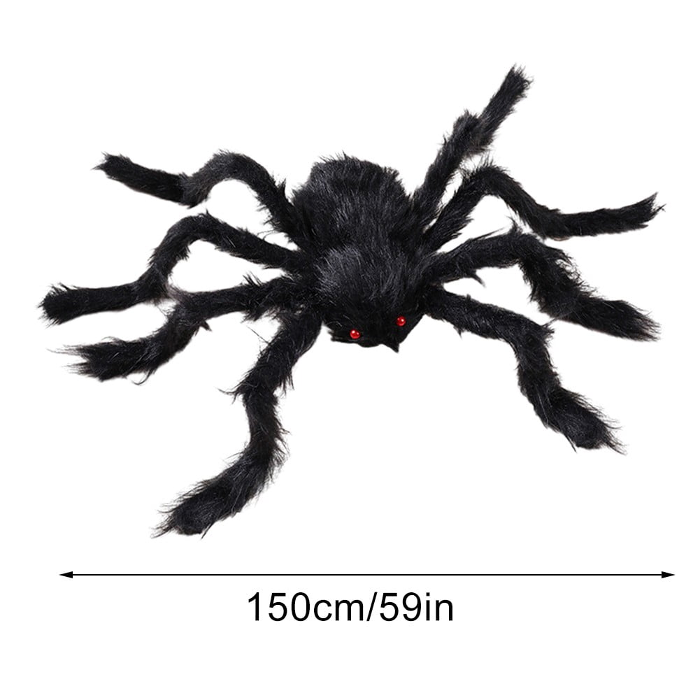 Large Plush Spider Horror Spider Toy Halloween Simulation Spider Toy ...