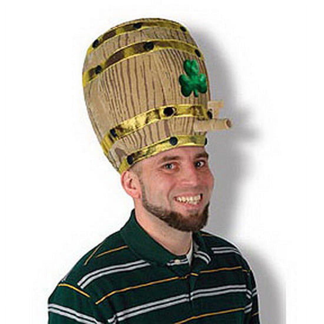 PLUSH SHAMROCK BEER BARREL HAT - Walmart.com