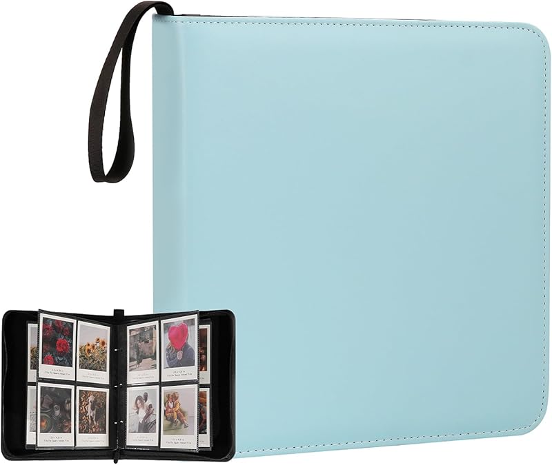 Large Polaroid Photo Album Book For i-Type Square Polaroid 600 Photo ...