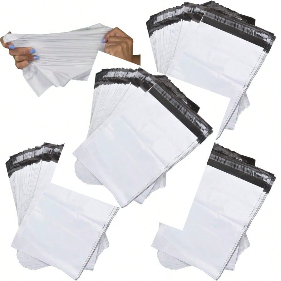 Large Poly Bags for Shipping [10 Pack] Water Resistant Self Sealing ...