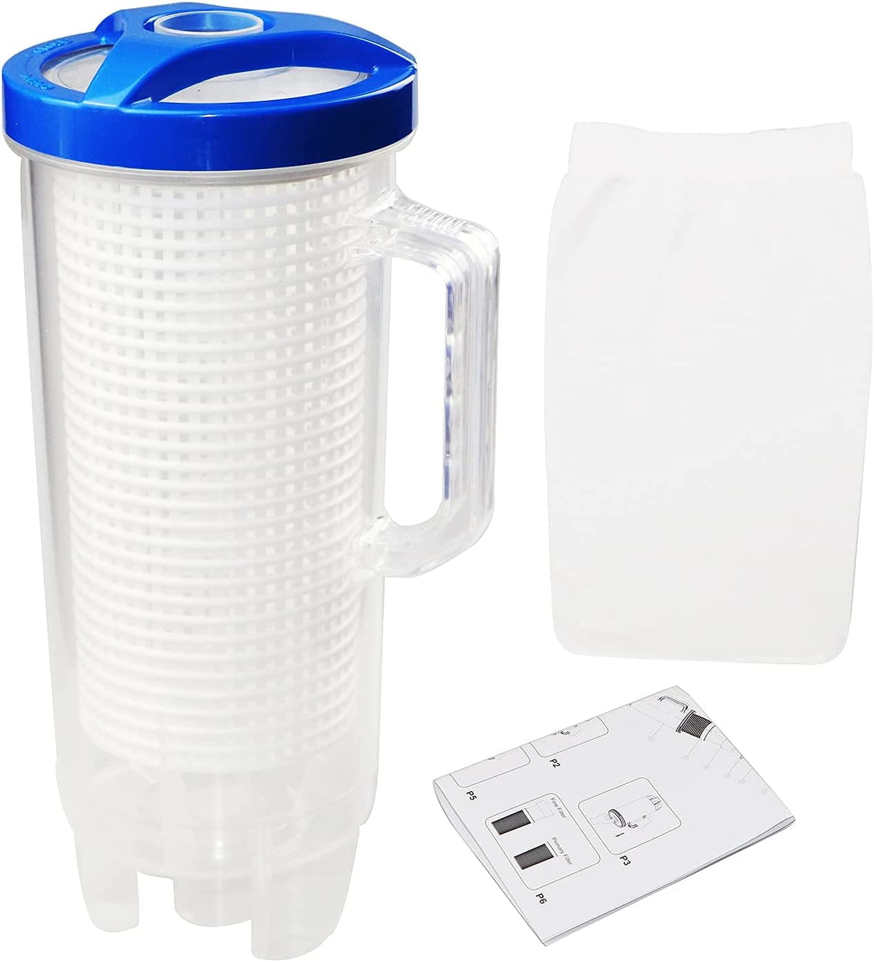 Large Pool Leaf Canister Catcher, in-line Leaf Canister Compatible with ...