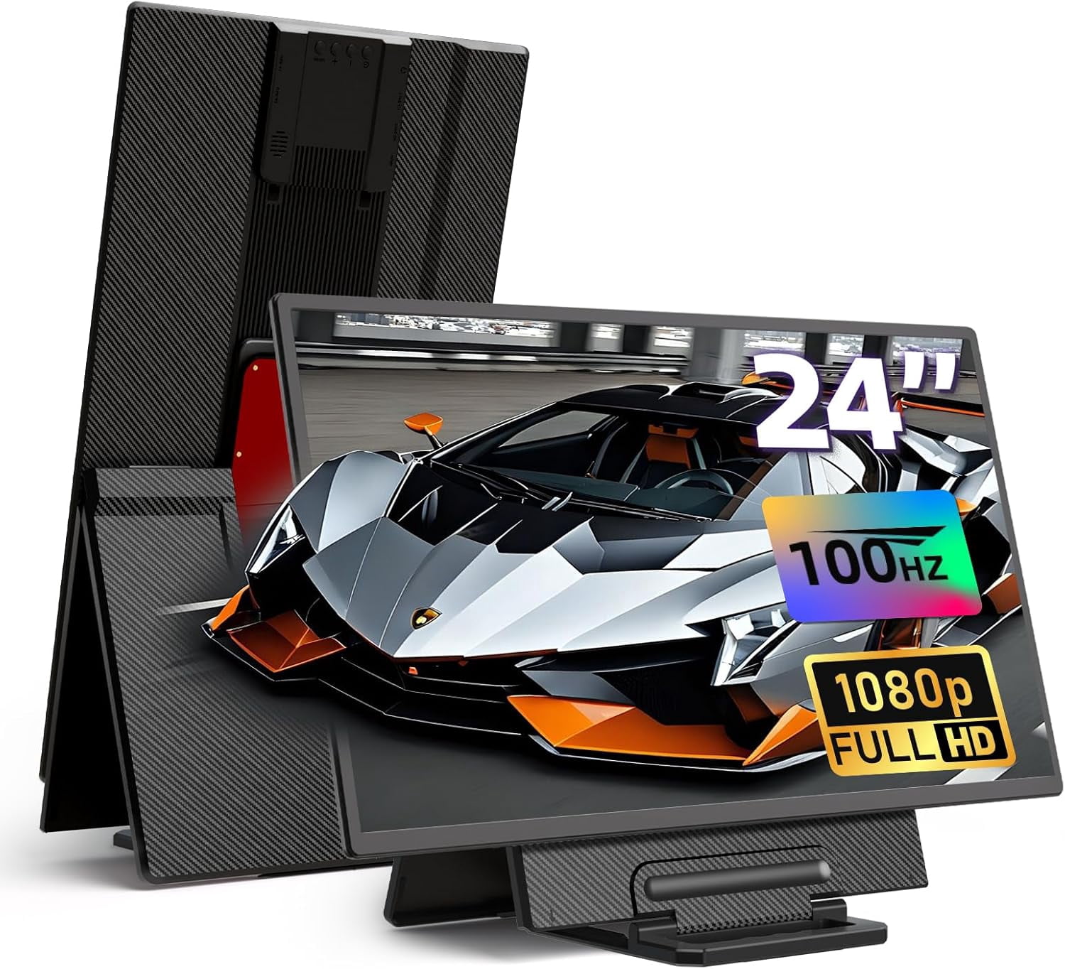 Large Portable 24 inch - 1080P FHD 100Hz Travel , 125% sRGB IPS Laptop ...