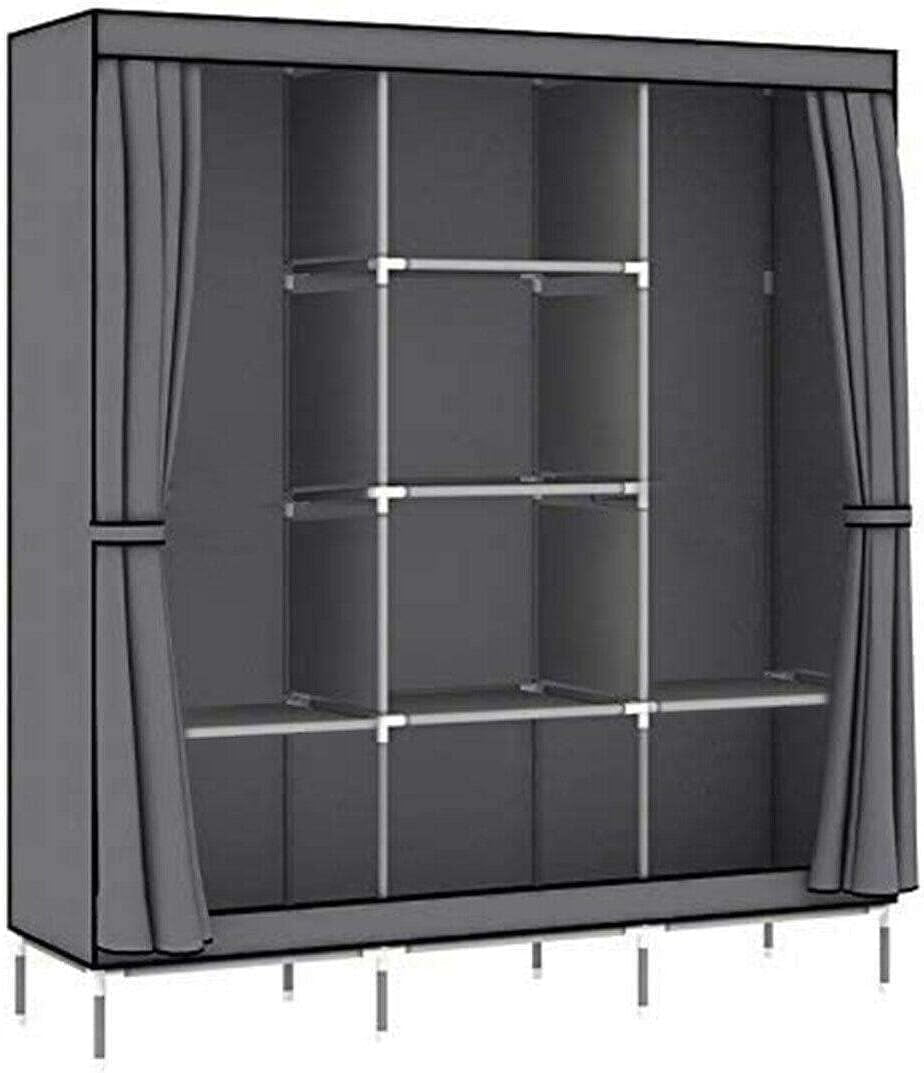 Large Portable Clo Closet Wardrobe Storage Shoe Organizer Storage ...