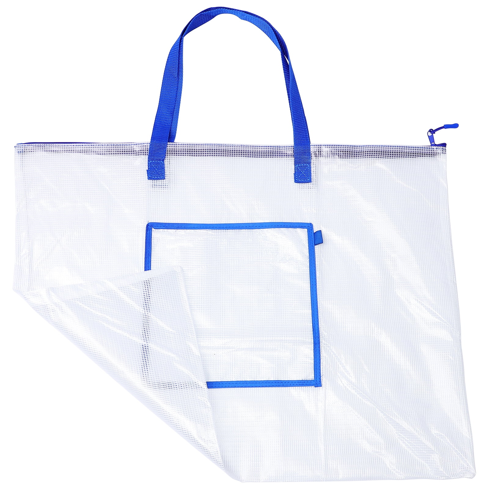 Large Poster Bag Heavy Duty Bulletin Board Storage Bag with Zipper and ...