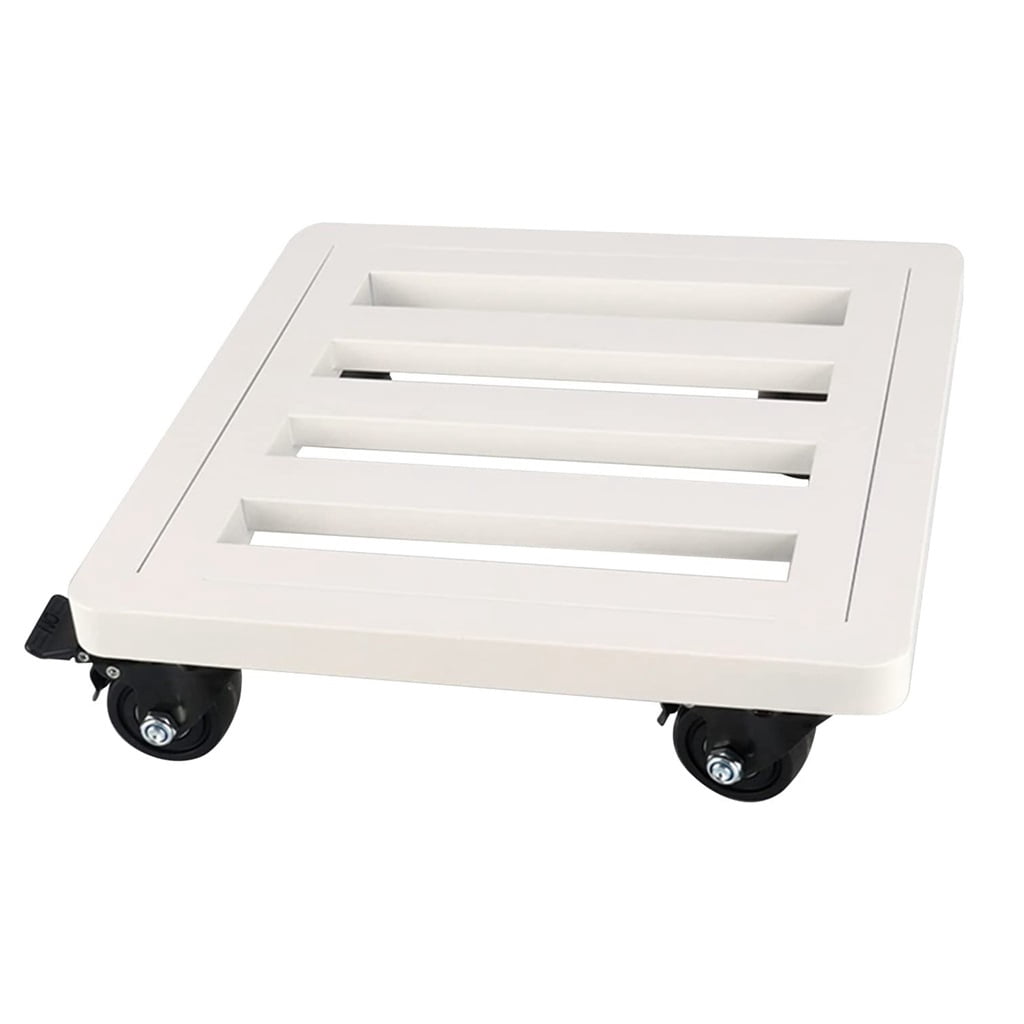 Large Potted Plant Pallet Caddy with Wheels,Heavy Duty Iron Garden ...