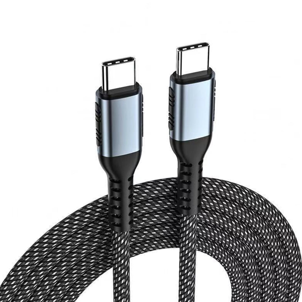 Large Power 100W Type C to Type C Cable Nylon Braided Type C Cable High ...