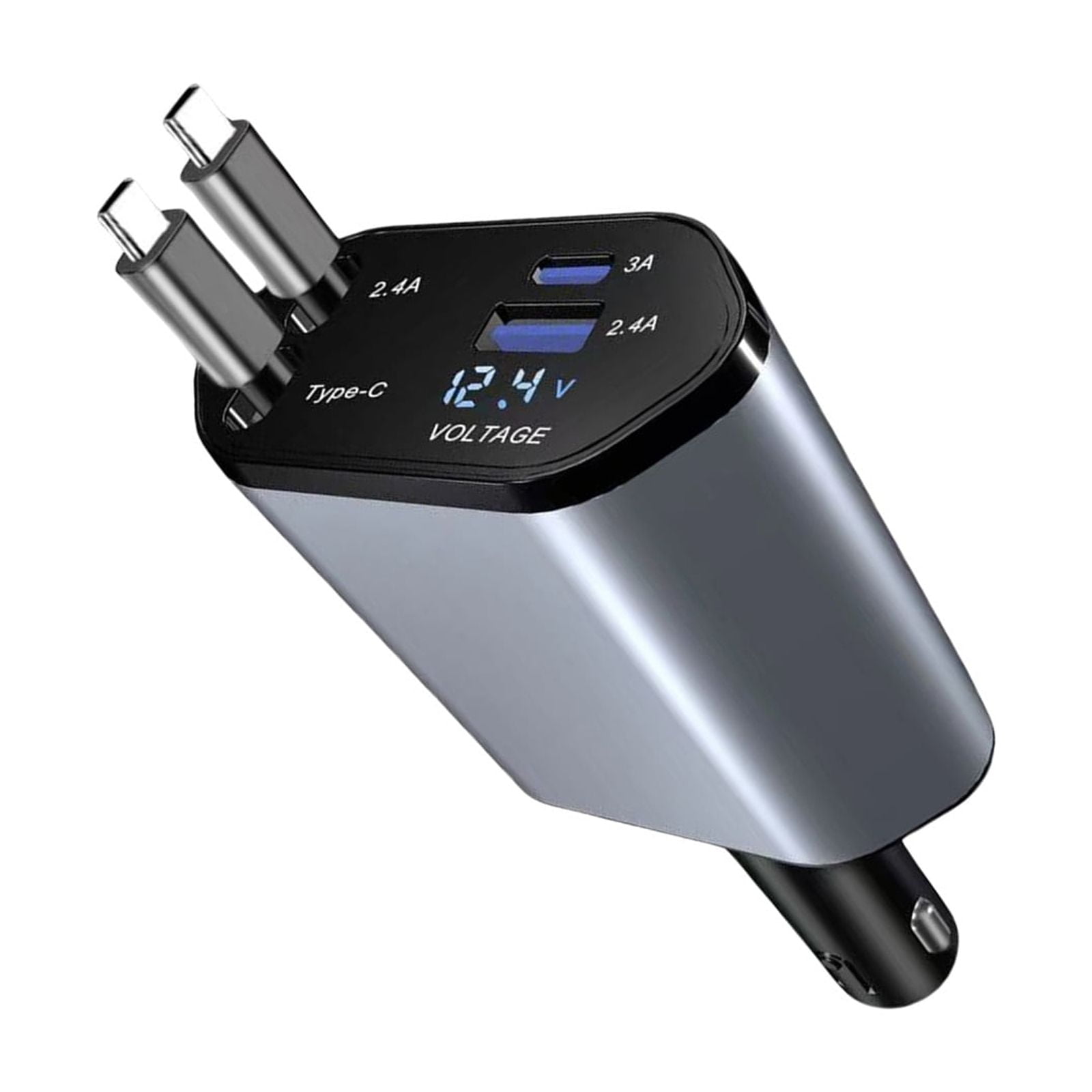 Large Power 120W Car Charges Featuring Double Type C Ports Vehicle ...