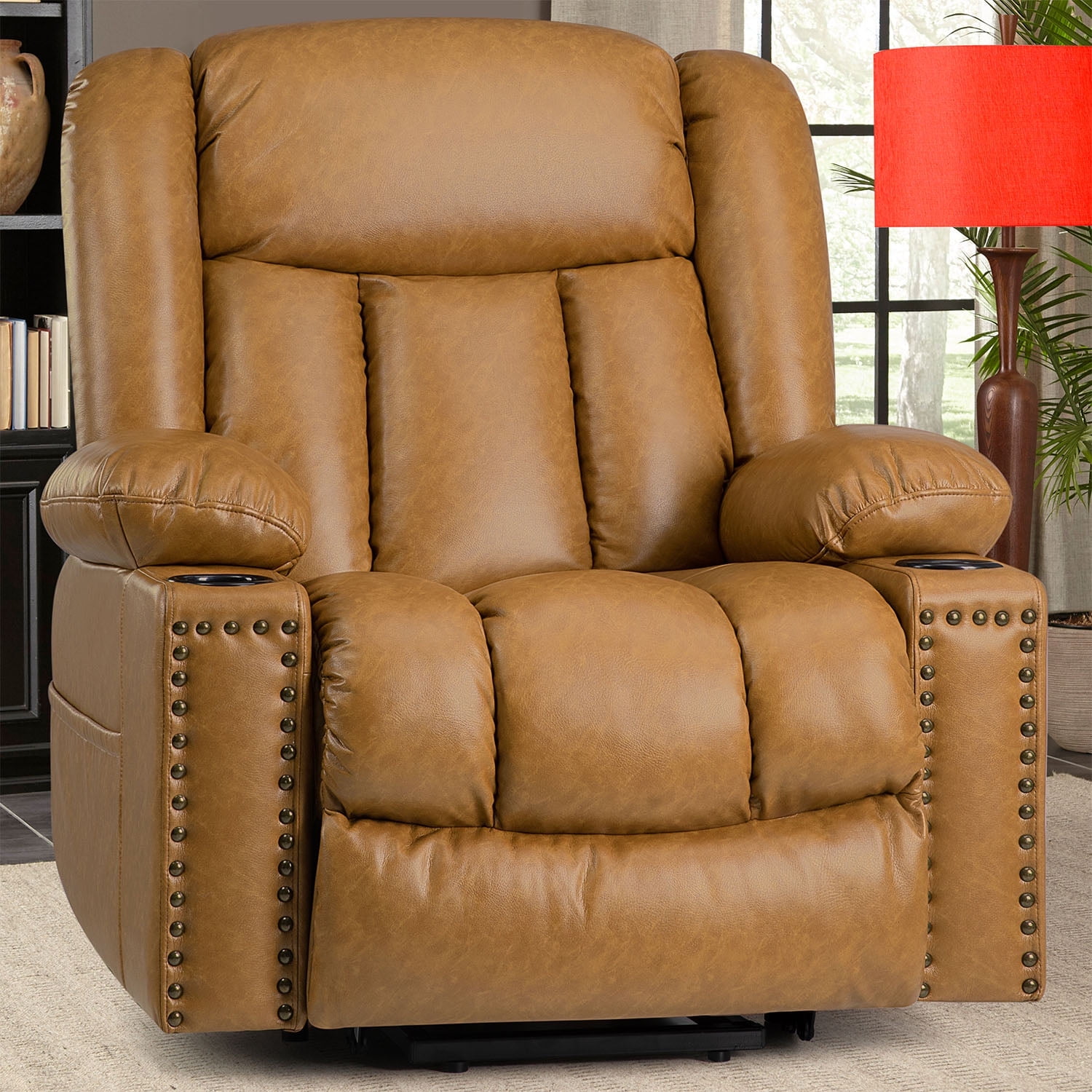 Large Power Lift Chairs Recliners for Elderly with Heated and Massage ...