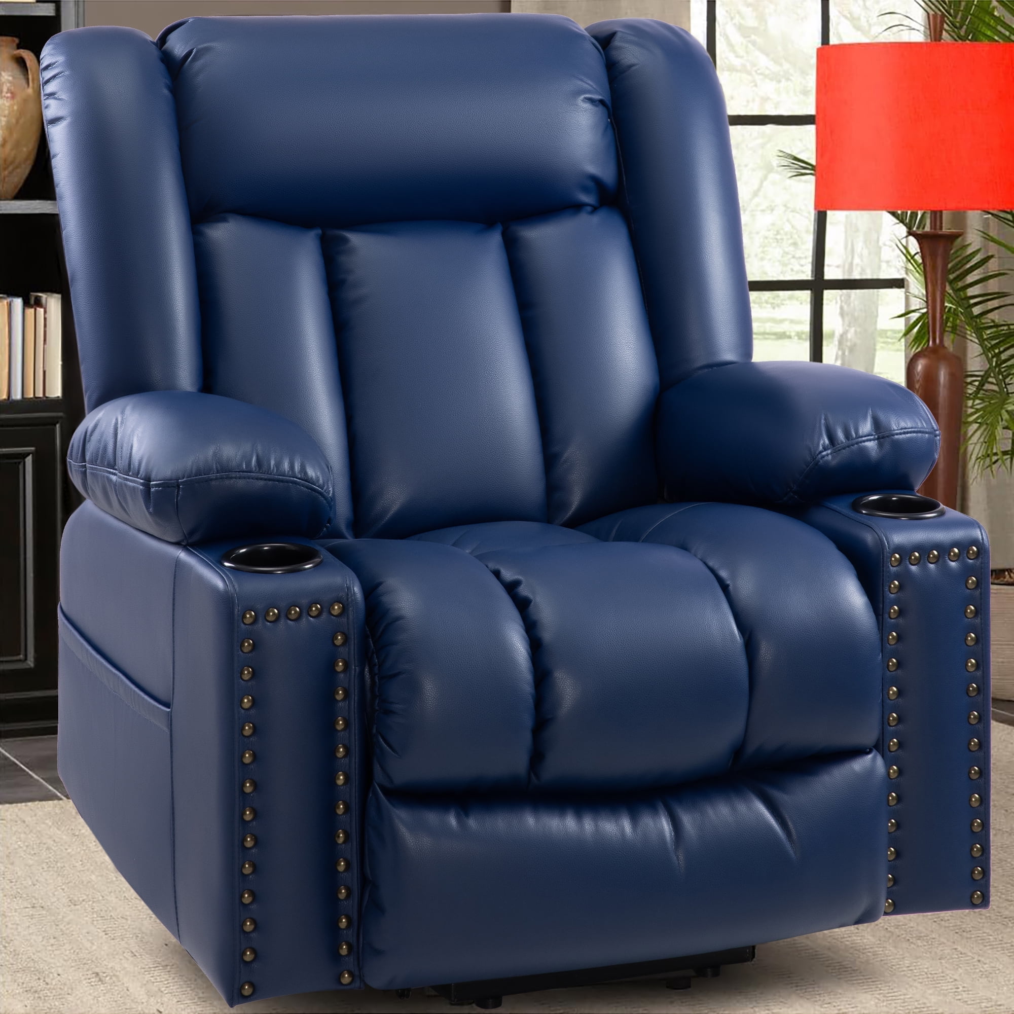 Large Power Lift Chairs Recliners for Elderly with Heated and Massage ...