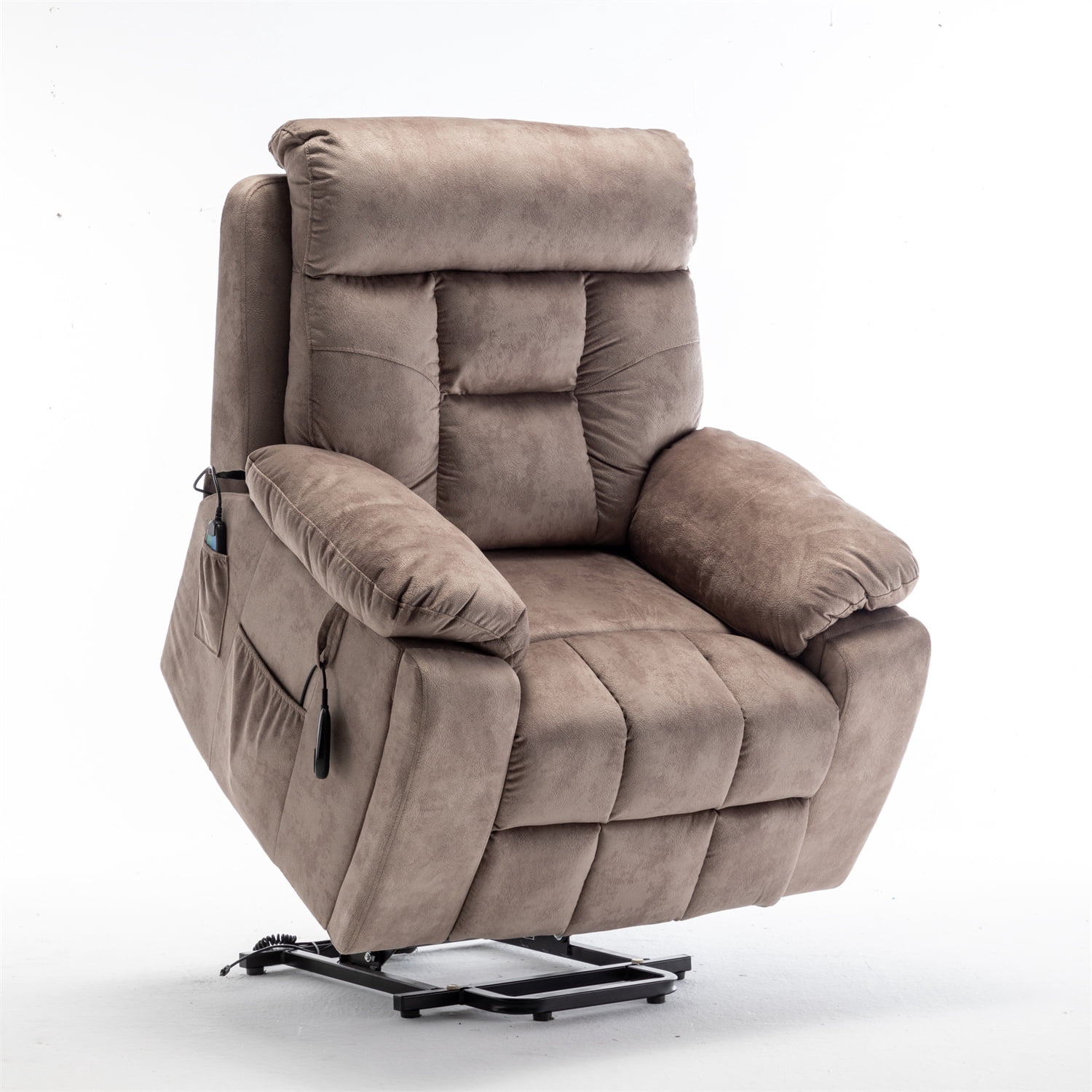 Large Power Lift Recliner Chair with Heated and Massage, Extended ...