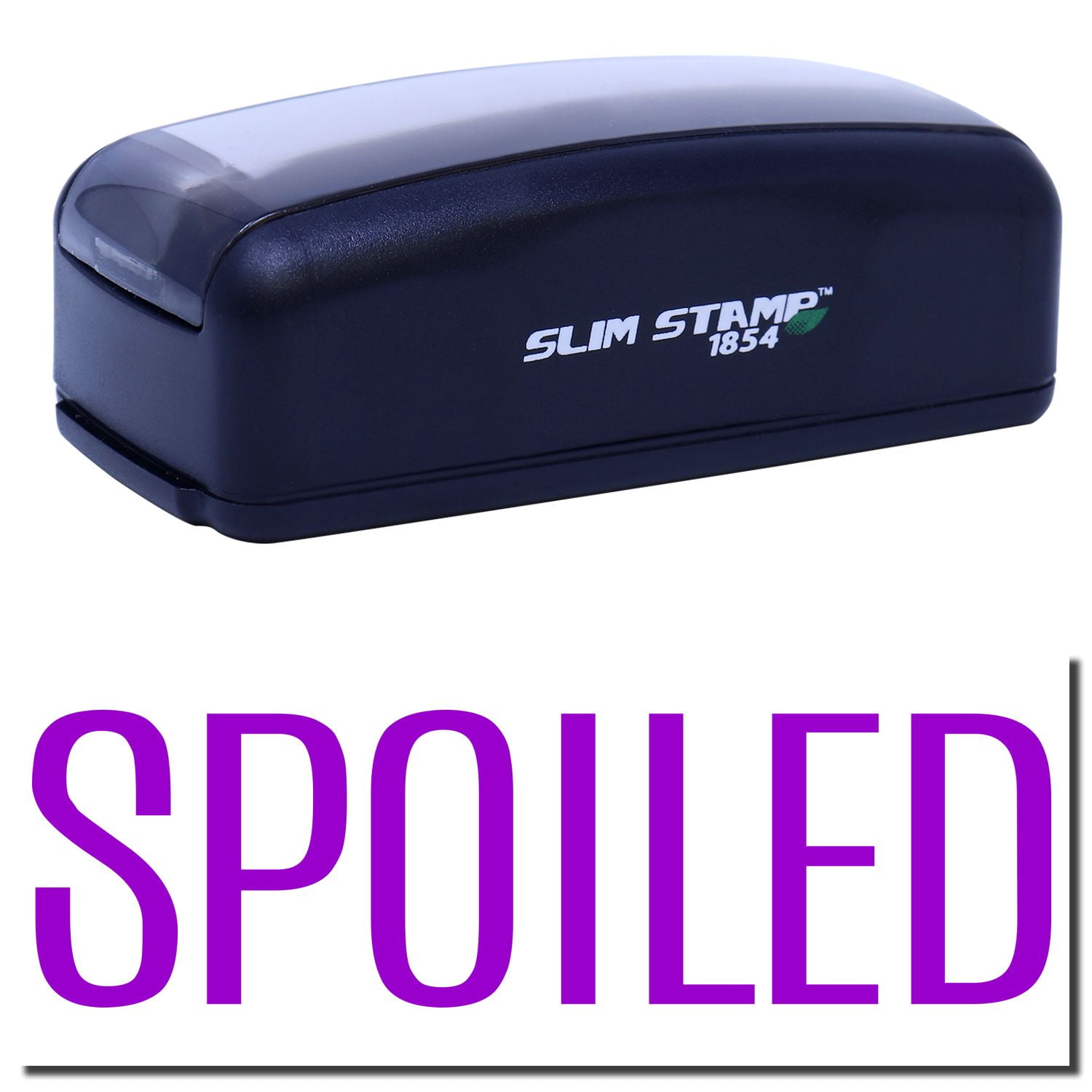 Large Pre-Inked Spoiled Stamp, Slim 1854, Ultra Slim Design, Impression ...