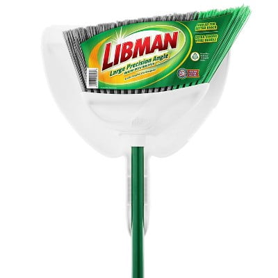Large Precision Angle Broom with Dustpan - Walmart.com