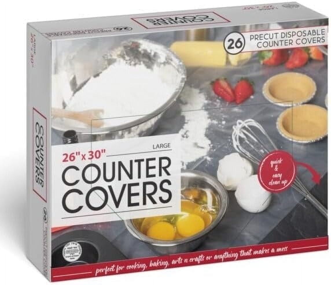 Large Precut Disposable Counter Sheets – 26″x30″ Covers for Mess-Free ...