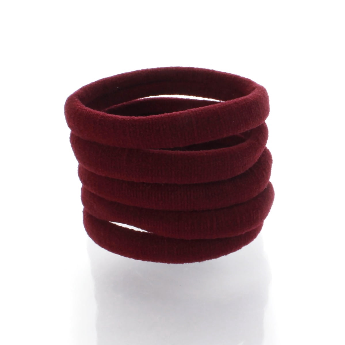 Large Premium Ponytail Hair Bands Maroon 20pcs - Walmart.com