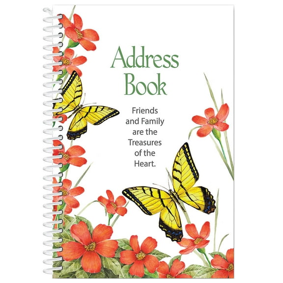 Rose Garden Large Address Book - Walmart.com