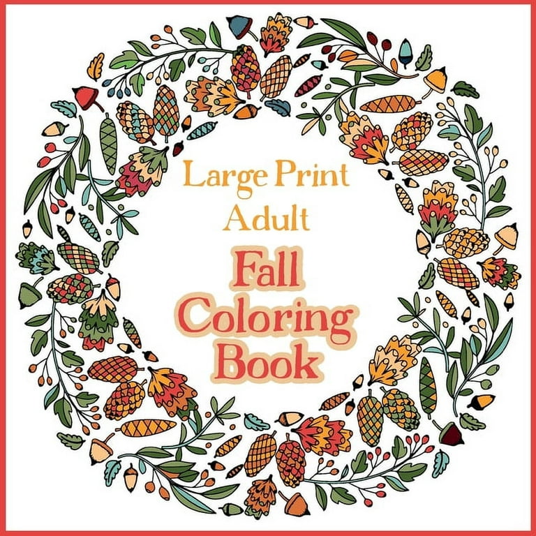autumn adult coloring pages