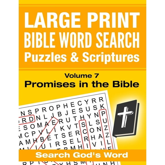 Large Print - Bible Word Search Puzzles LARGE PRINT - Bible Word Search ...