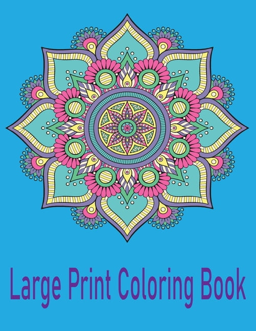 Large Print Coloring Book - Walmart.com