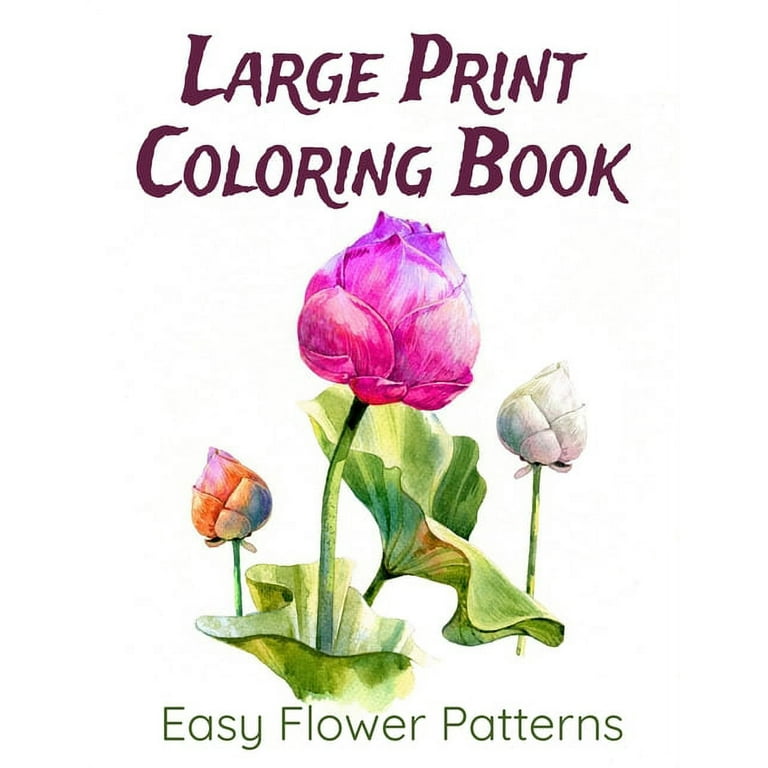 Large Print Coloring Pages