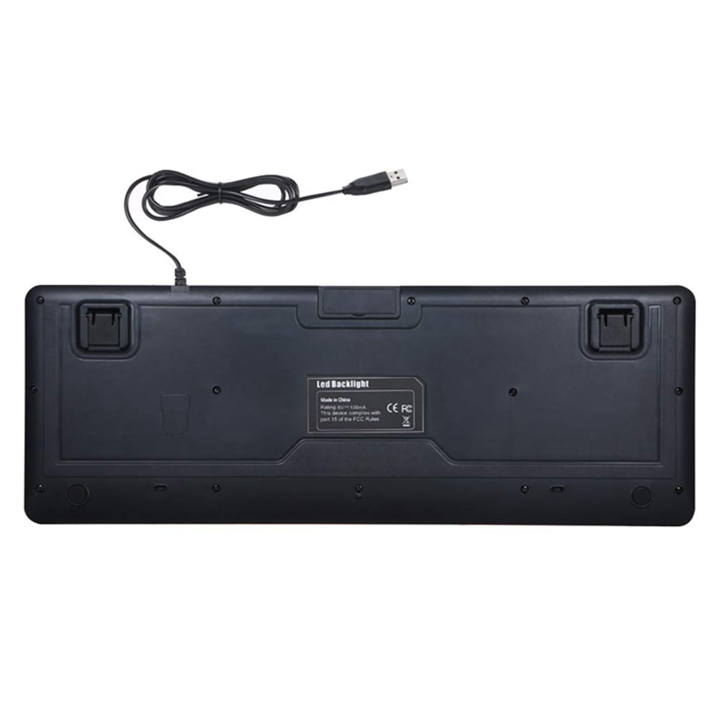 Large Print Computer Keyboard Large Font Print, Adjustable Lighting ...