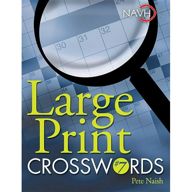 Large Print Crosswords: Large Print Crosswords #7 (Paperback) - Walmart.com