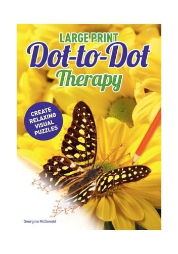 Pre-Owned Large Print Dot-to-Dot Therapy 2 Paperback Arcturus - Walmart.com
