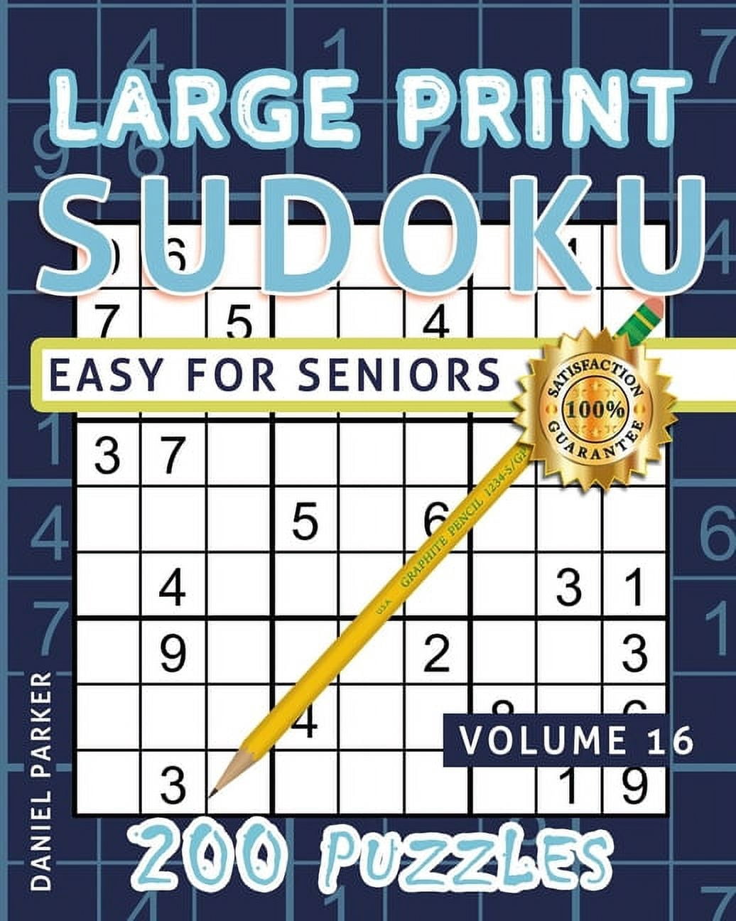 Sudoku One Per Page Large Print Easy Sudoku Puzzle Book For Seniors ...