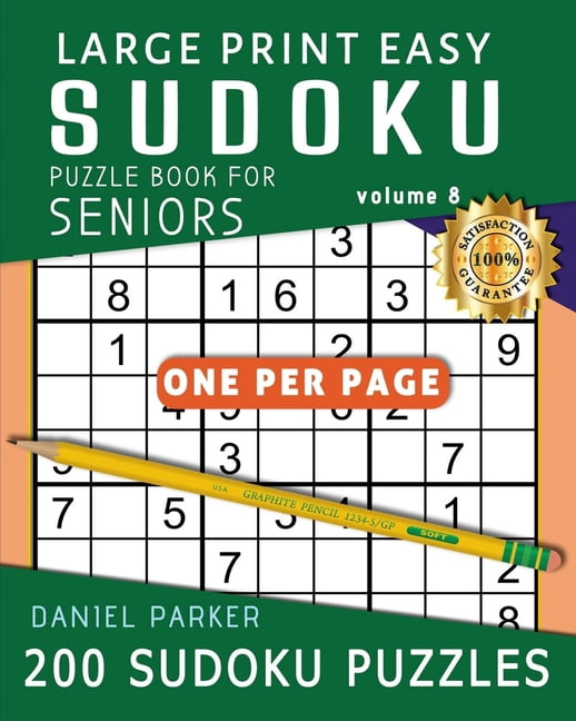 Samworld Press, Large Print Easy Sudoku Puzzle Book for Seniors and ...