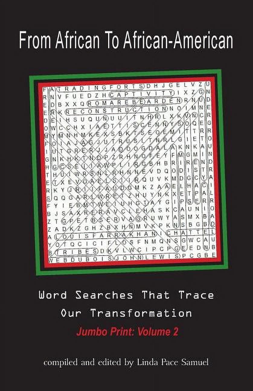 Large Print: From African to African American: Word Searches That Trace ...
