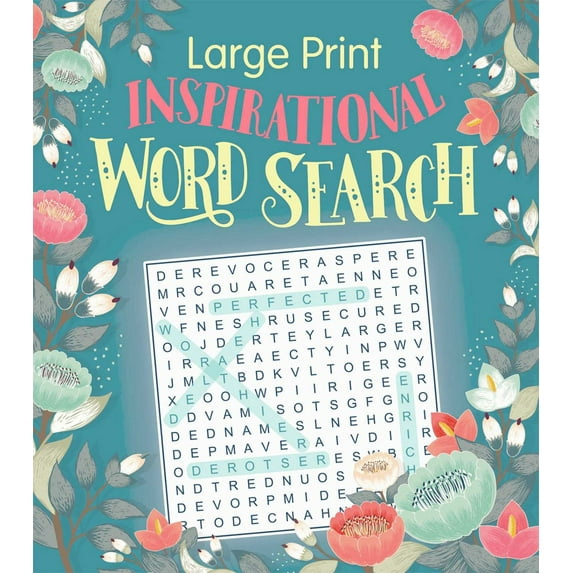 Large Print Inspirational Word Search (Paperback) - Walmart.com