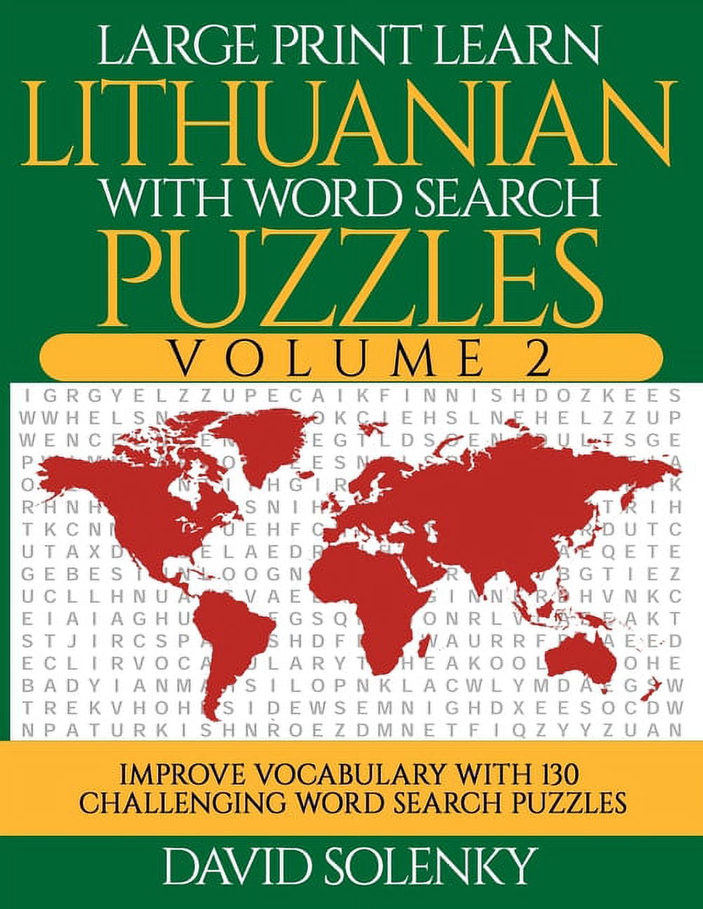 Large Print Learn Lithuanian with Word Search Puzzles Volume 2: Learn ...