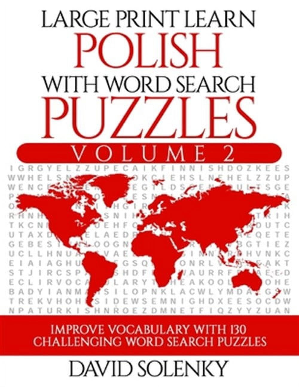 Large Print Learn Polish with Word Search Puzzles Volume 2: Learn ...