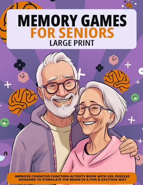 Large Print Memory Games For Seniors: Improve Cognitive Function ...