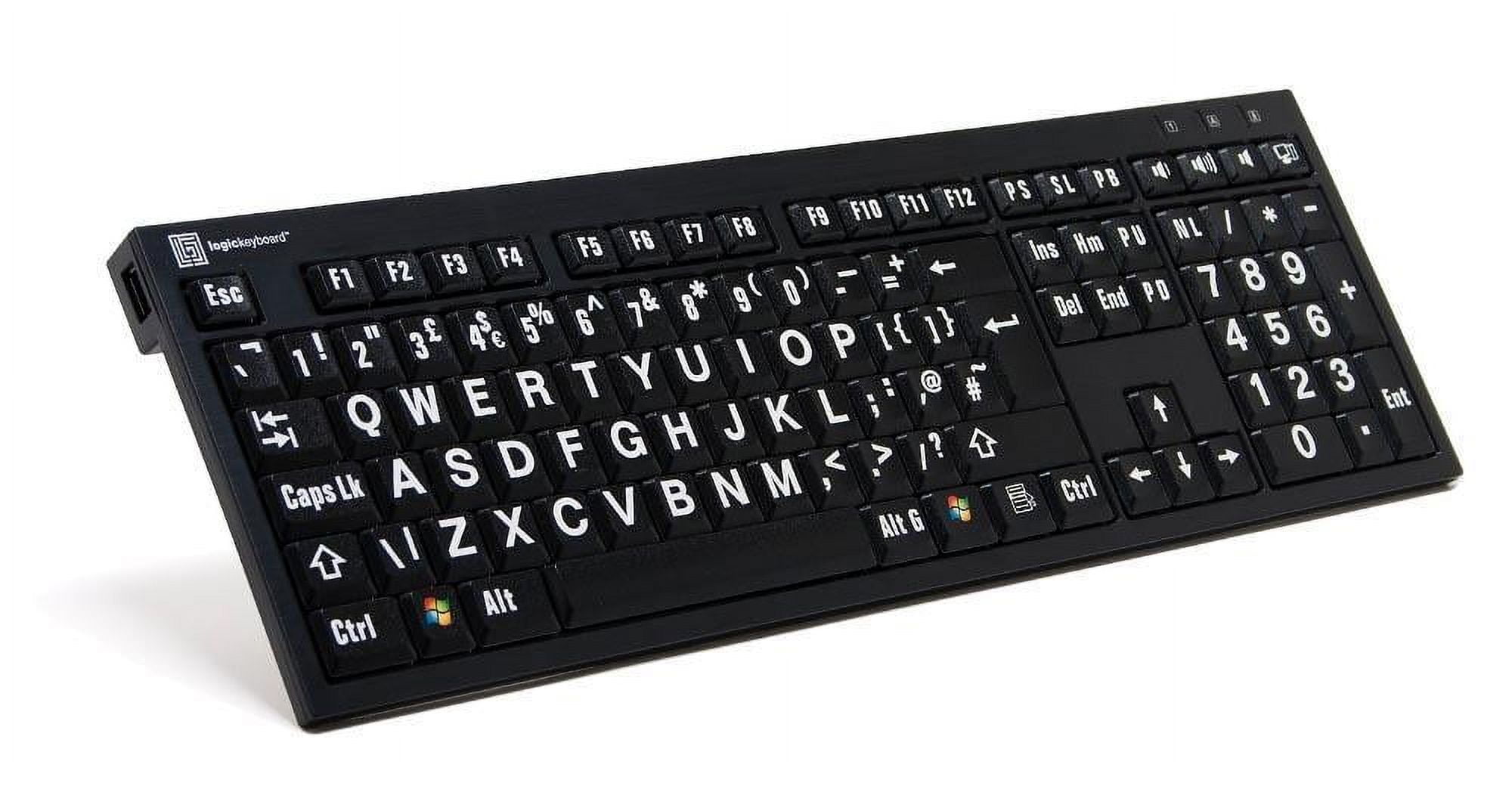 Large Print PC Low Vision Keyboard - Walmart.com